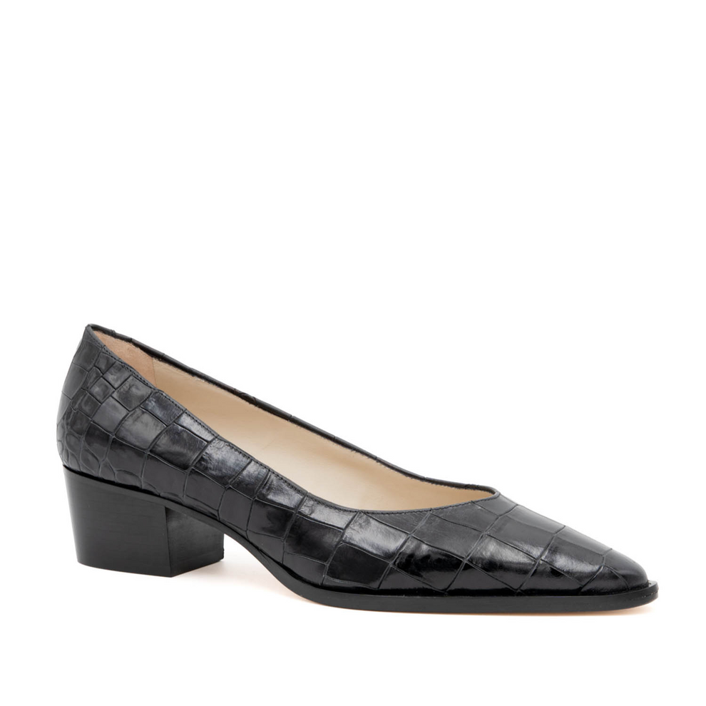 Persiana Pump Nero Cocco Bengal – Rangoni Firenze